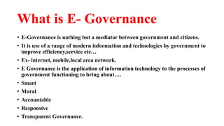 e governance | PPTX