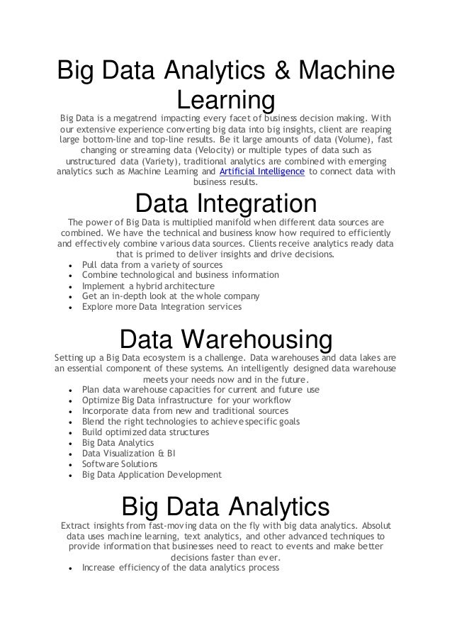Big Data Analytics And Machine Learning Document Docx