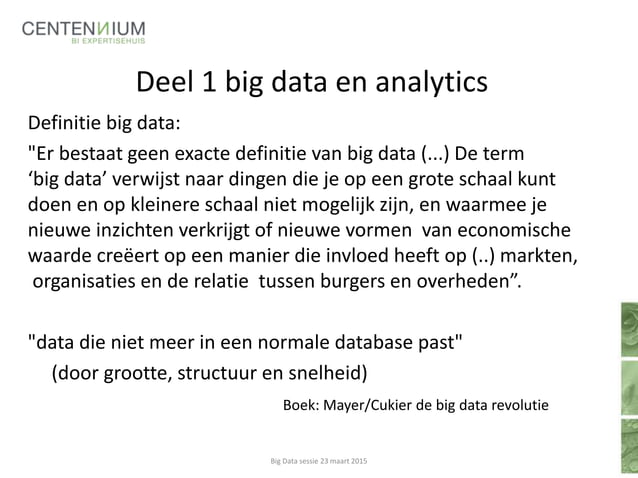 Big data analytics johan quist | PPT