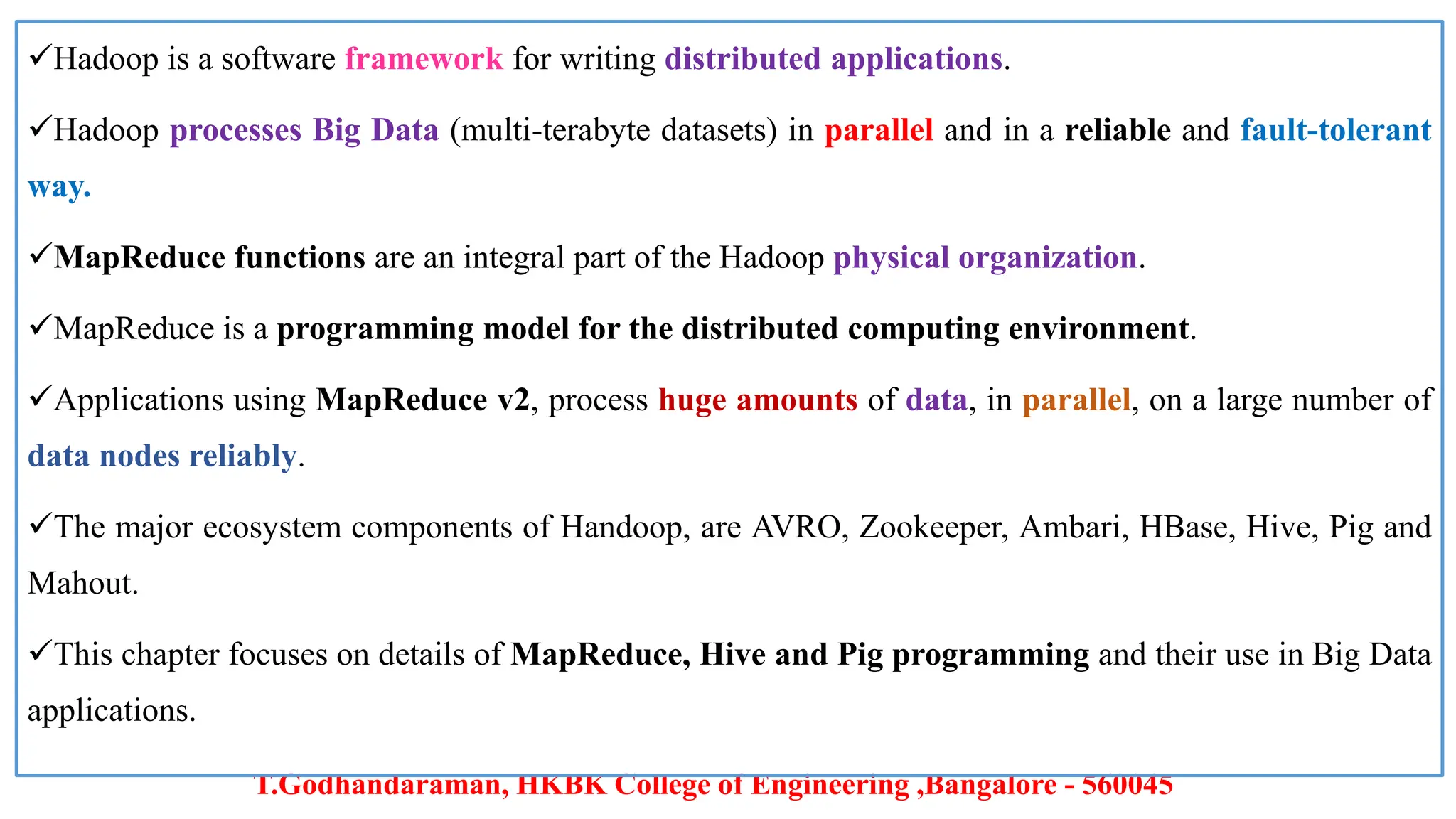 Big Data Analytics Module-4 power point presentation vtu | PPTX