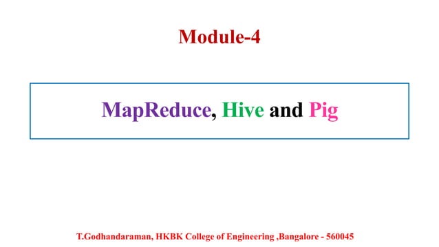 Big Data Analytics Module-4 power point presentation vtu | PPTX