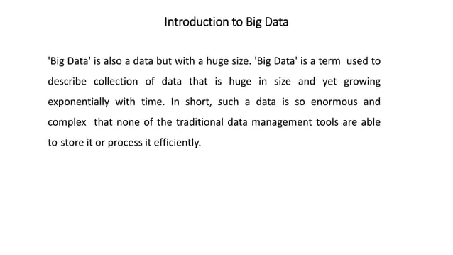 Module 1 ppt BIG DATA ANALYTICS_NOTES FOR MCA | PPT