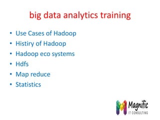 Big data analytics training | PPT