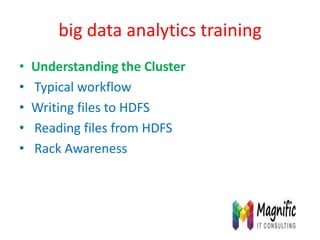 Big data analytics training | PPT