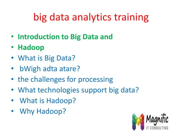 Big Data Analytics Training Ppt 7835