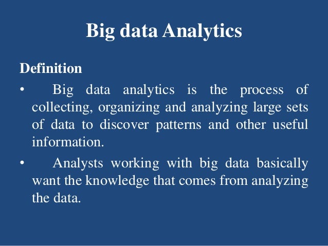 Big Data Analytics Training in Chennai
