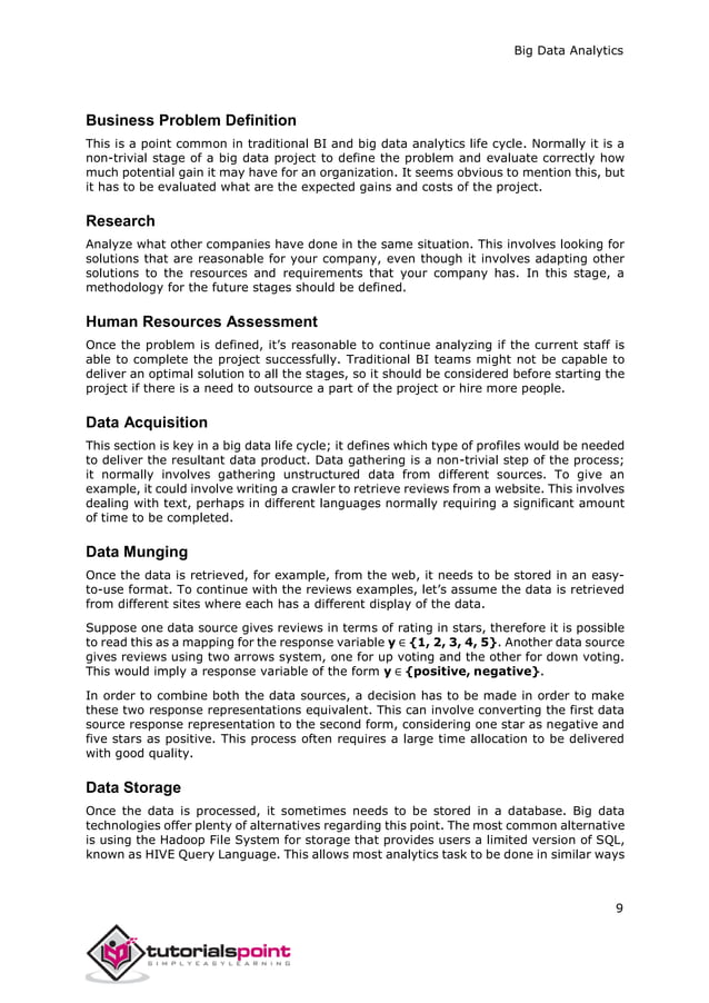 Big data analytics_tutorial | PDF