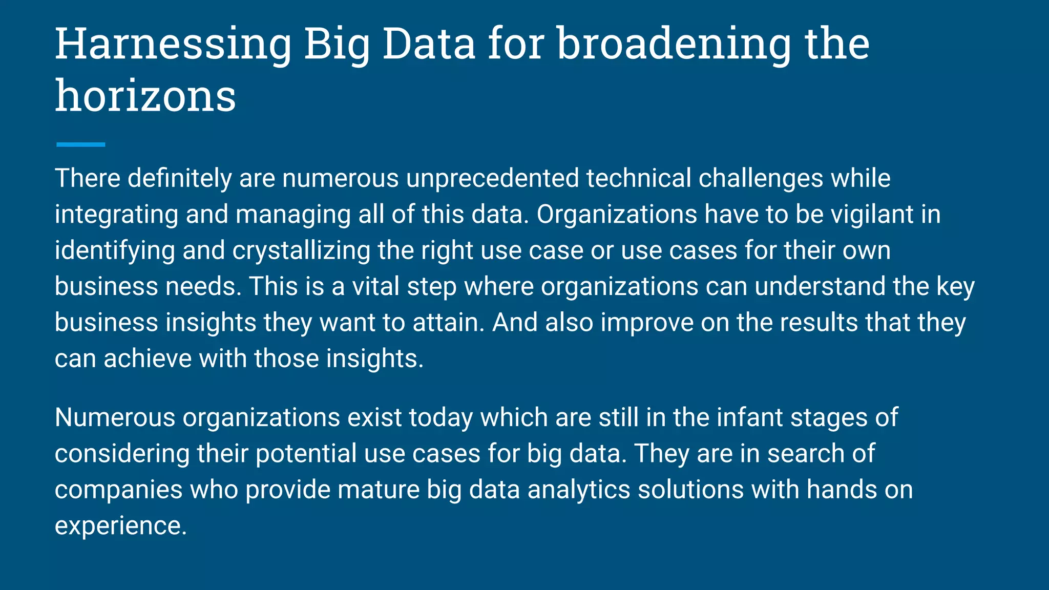 Big data analytics use cases: all you need to know | PDF