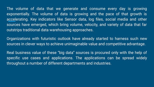 Big data analytics use cases: all you need to know | PDF | Databases ...