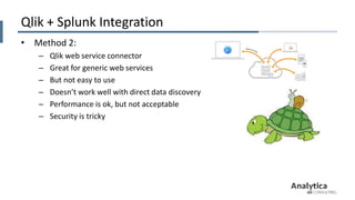 Big Data Analytics with Qlik & Splunk, Qlik Qonnections | PPT