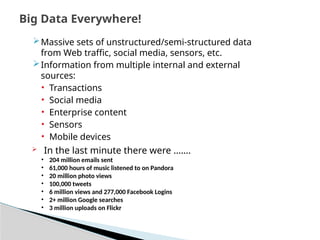Big Data and Big Data Analytics PowerPoint lecture notes | PPTX