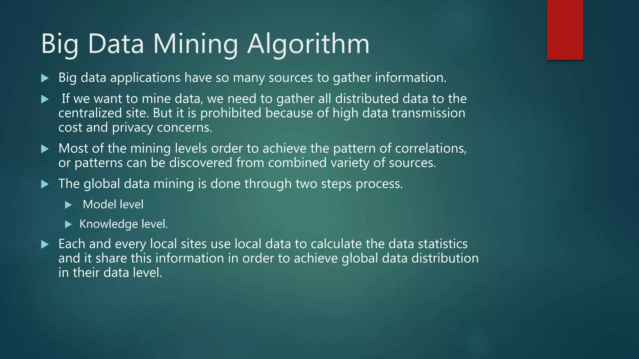 Big data and data mining | PPTX