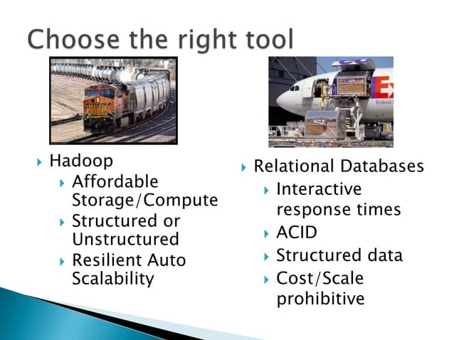 Big data and Hadoop | PPTX | Databases | Computer Software and Applications