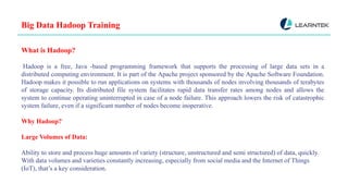 Big data and hadoop product page | PPT