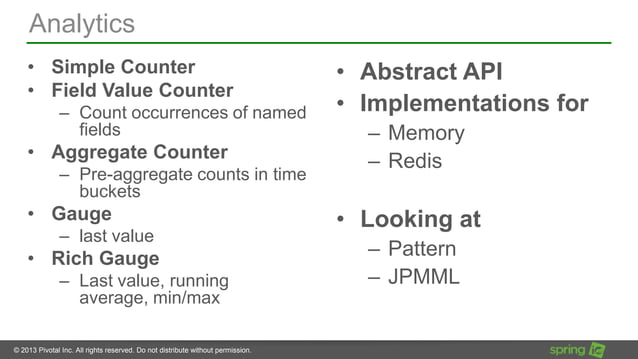 Big data and messaging with Spring | PPT