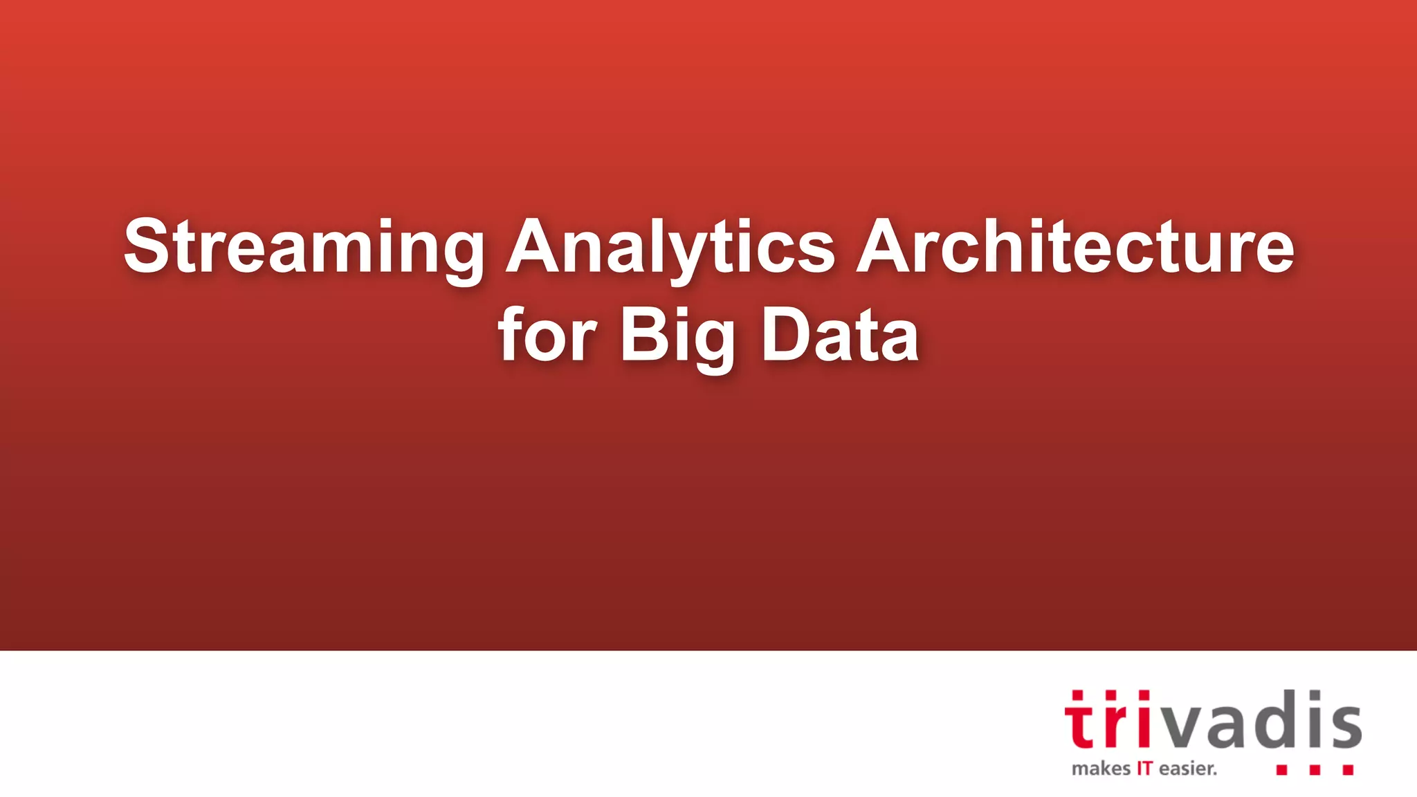 Big Data Architecture | PDF