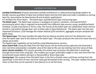 Azure data analytics platform - A reference architecture | PDF