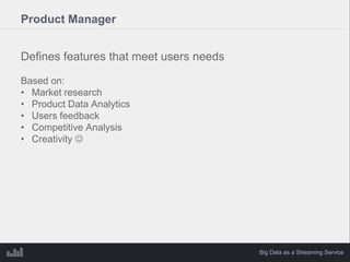 Deezer - Big data as a streaming service | PPTX
