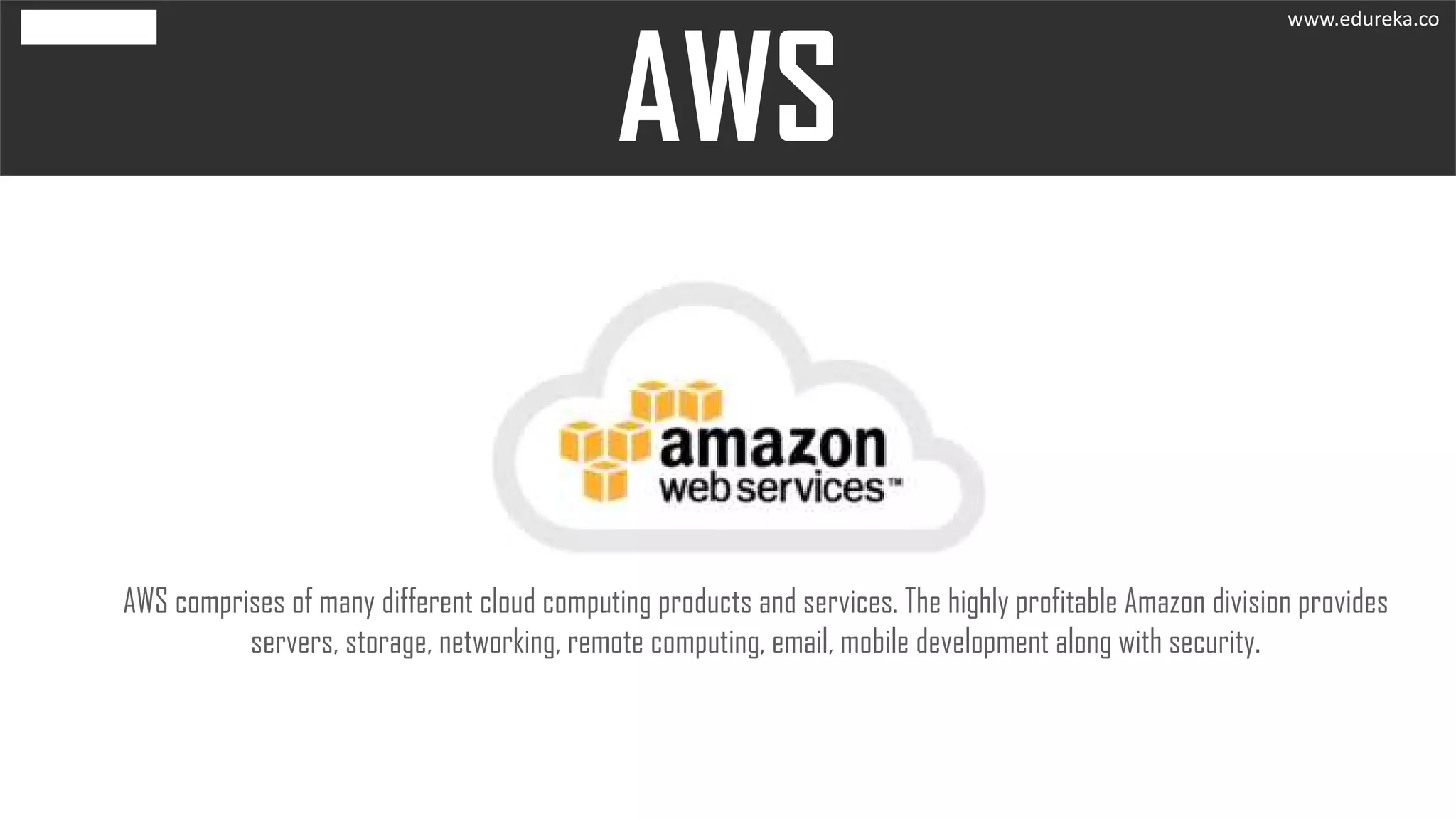 Big Data On Aws Tutorial Edureka Ppt