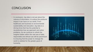 The imact of data:power to change the world. | PPTX