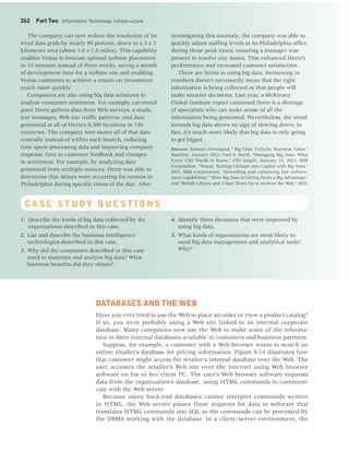 Case study "Big Data Big Rewards" ID 140 BUP | PDF