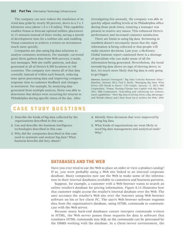 Case study "Big Data Big Rewards" ID 140 BUP | PDF