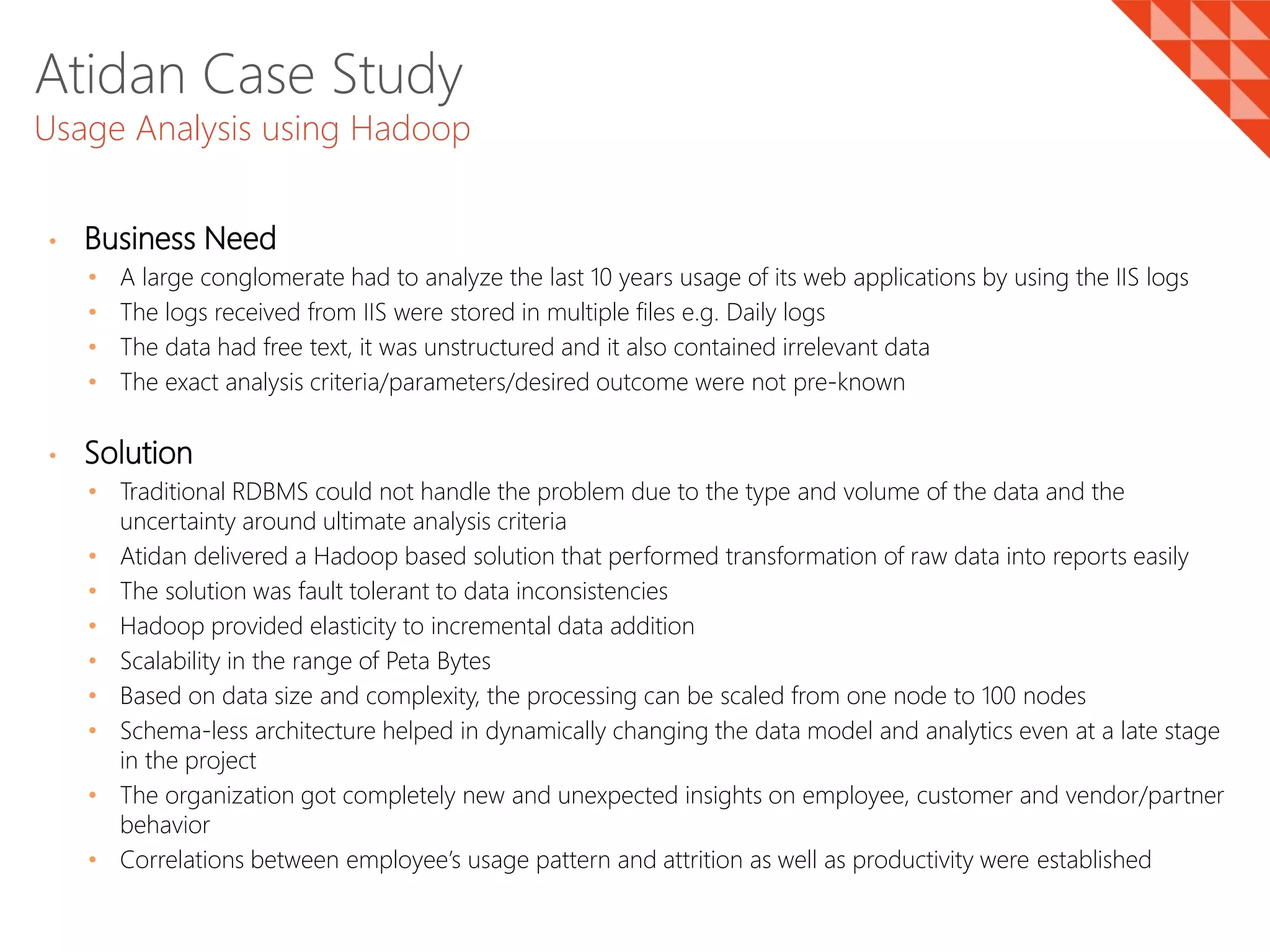 Three Big Data Case Studies | PDF