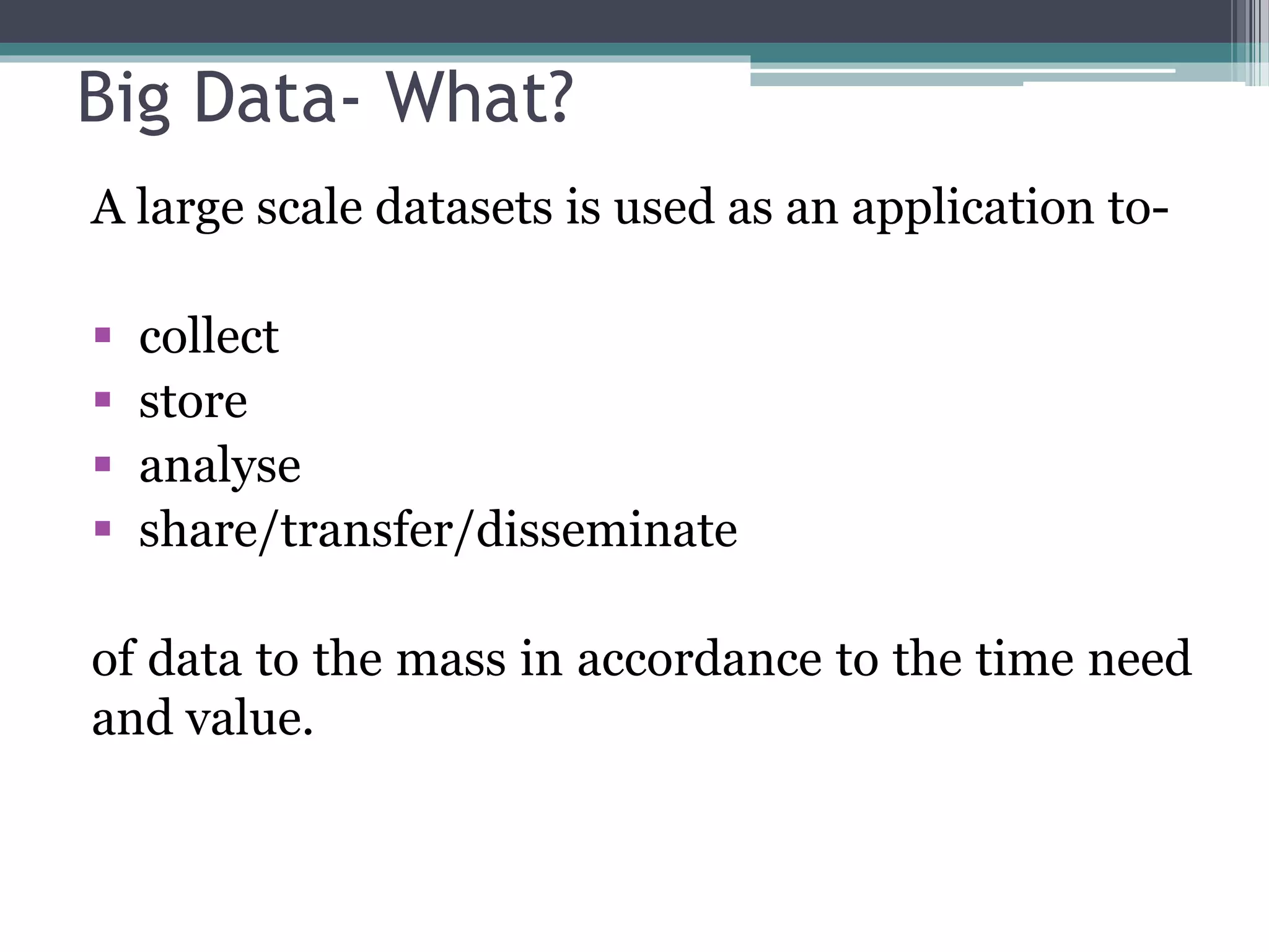 Big Data Applications in LinkedIn | PPTX