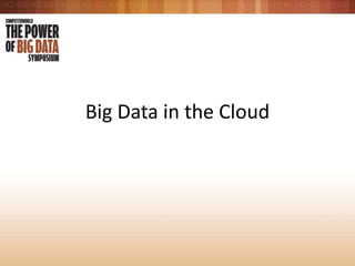 Big data cloud architecture | PPT