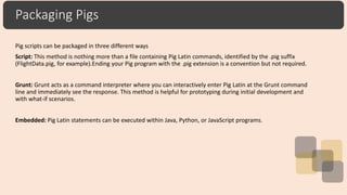 Big data components - Introduction to Flume, Pig and Sqoop | PPT