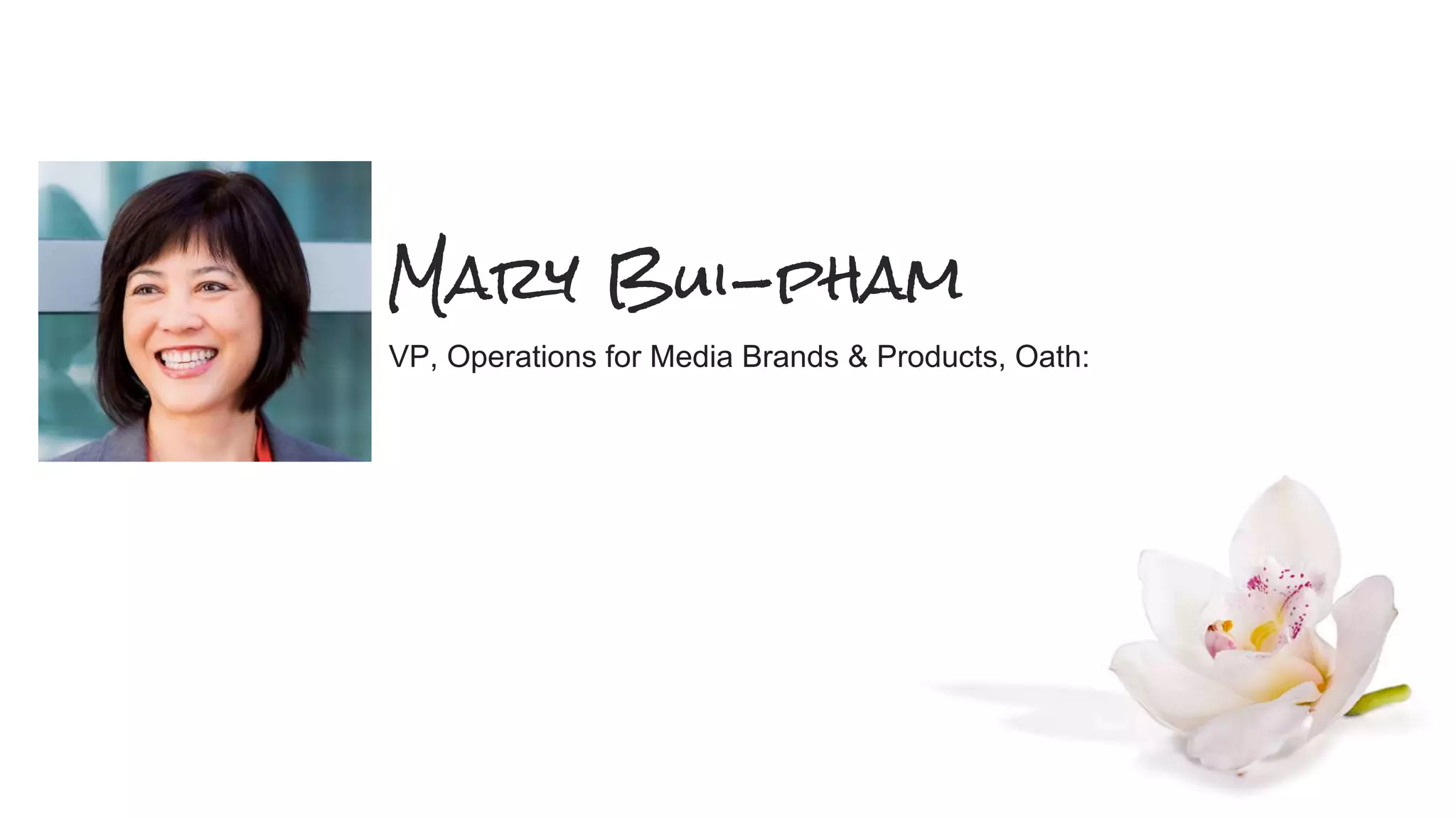 Mary Bui Pham Keynote | PPT