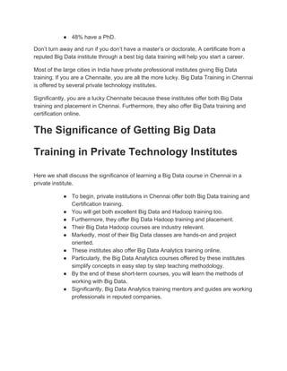 Big data course | big data training | big data classes | PDF
