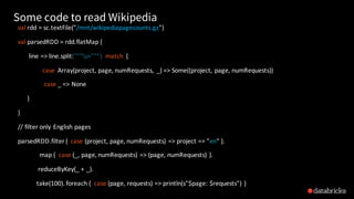 A Tale of Three Apache Spark APIs: RDDs, DataFrames and Datasets by Jules Damji | PPT