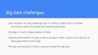 Big data deep learning: applications and challenges | PPTX