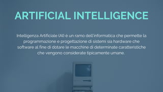 Big Data e AI nel Fintech | PPT