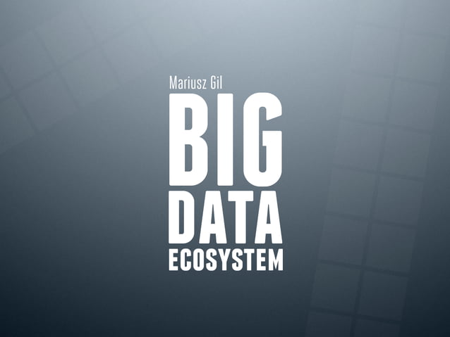 Big data ecosystem | PDF