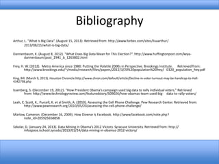 Big Data & Elections | PPTX