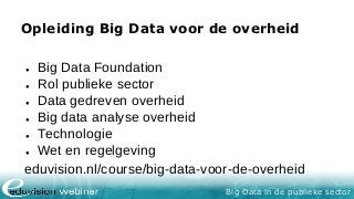 Eduvision - Big data voor de Overheid | PPT