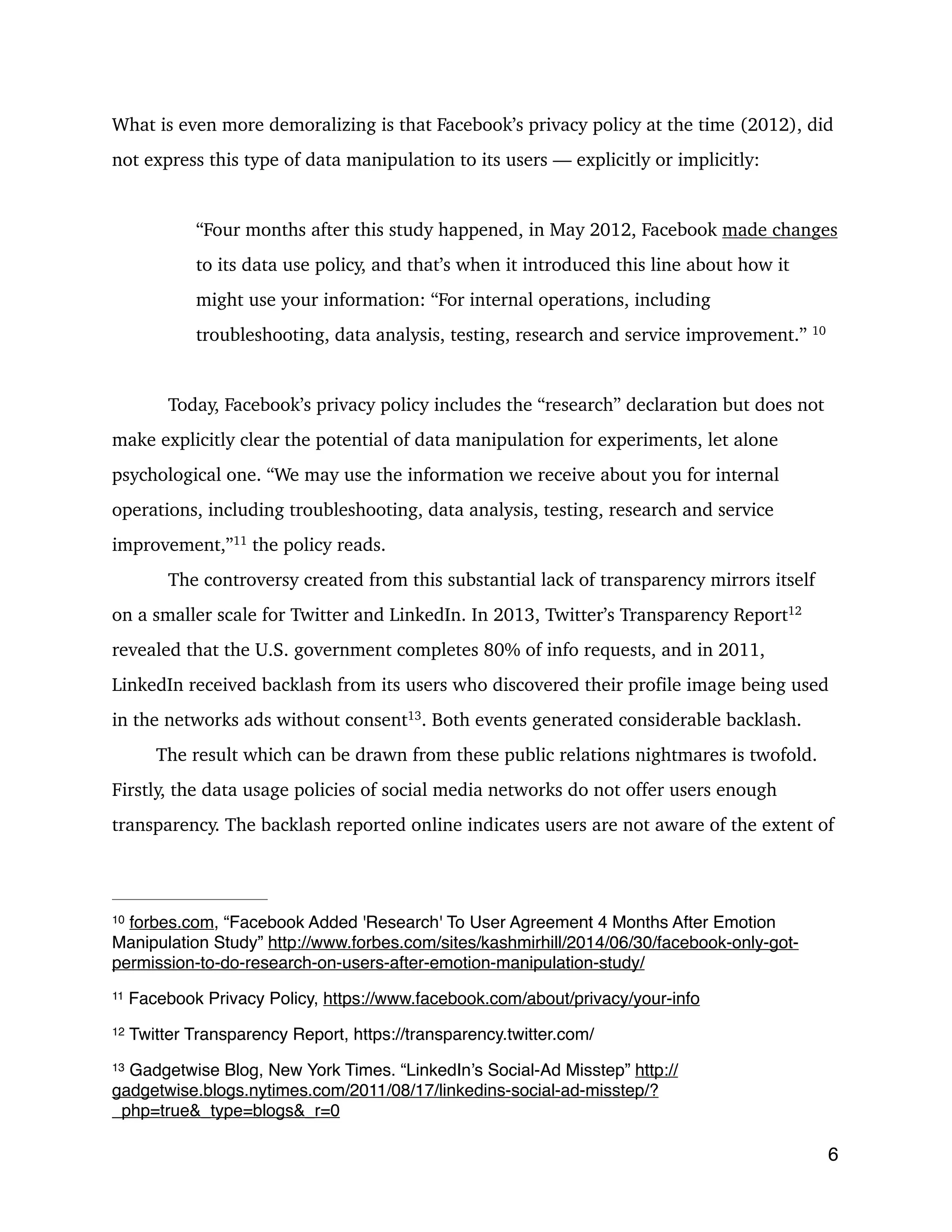 Big Data, Transparency & Social Media Networks | PDF | Social Networking | Internet