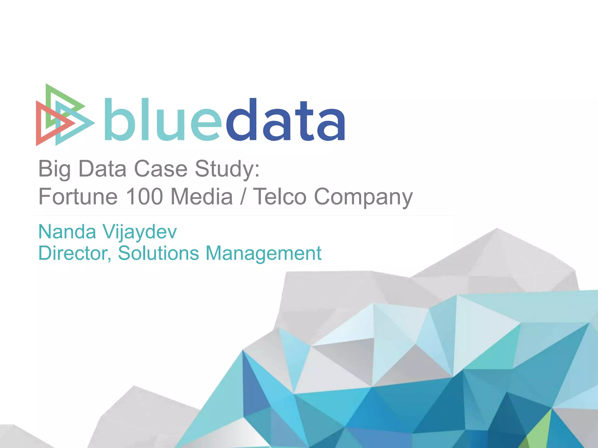 Big Data Case Study: Fortune 100 Telco | PPTX