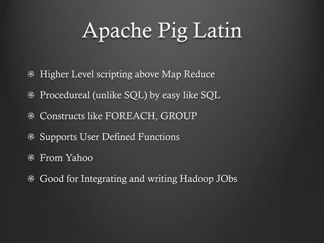 Big data hadoop ecosystem and nosql | PPT