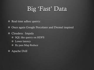 Big data hadoop ecosystem and nosql | PPT