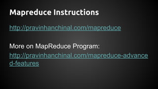 Big data Analytics hands-on sessions | PDF
