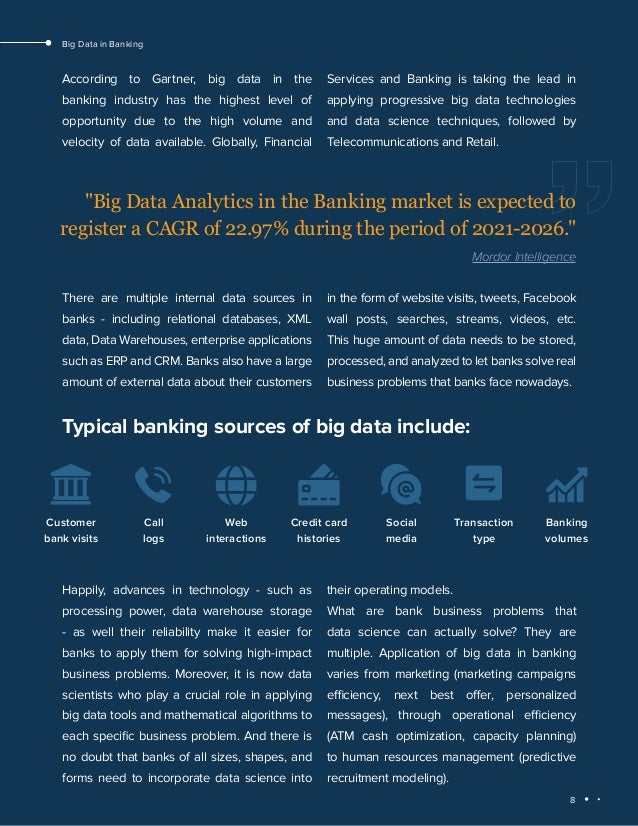 Big Data in Banking. Infographic | PDF | Internet | Computing