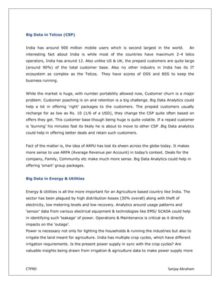 Big data in India | PDF