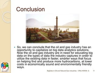 Big data in oil and natural gas industries | PPTX