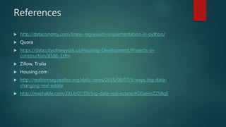 Big data in real estate | PPTX