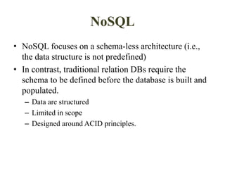 Introduction to BIG DATA | PPTX | Databases | Computer Software and ...