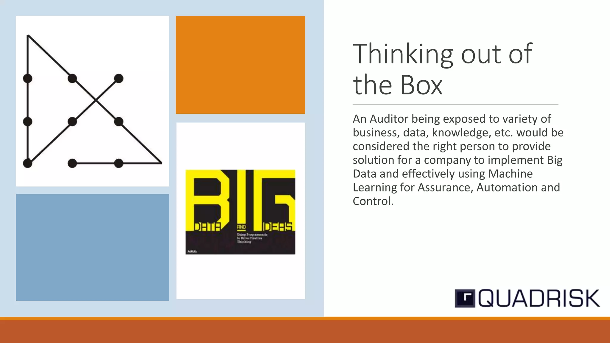 Big data, Machine learning and the Auditor | PPT