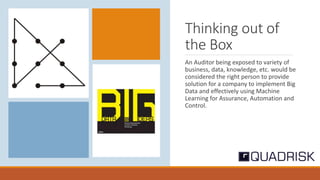 Big data, Machine learning and the Auditor | PPT